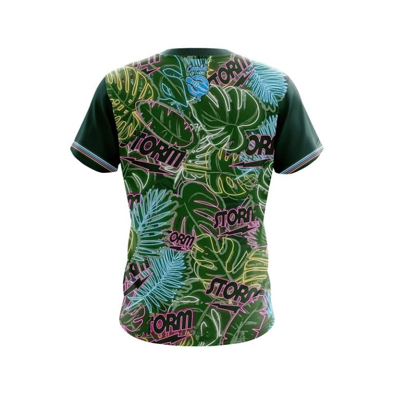 12Bagger Storm Neon Leaves Jersey – 12Bagger Bowling